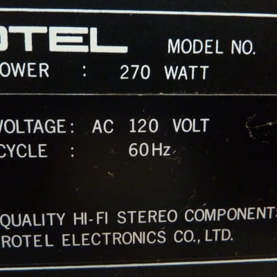 Rotel RA-713 Vintage Stereo Integrated Amplifier | Reverb