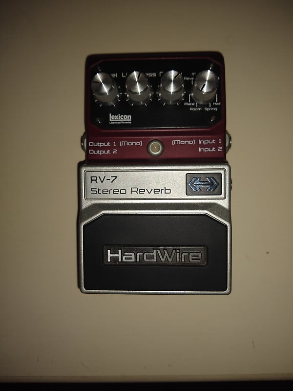 DigiTech Hardwire RV-7 Stereo Reverb 2010s - Purple | Reverb