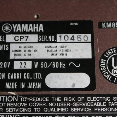 Yamaha CP-7 1970's | Reverb