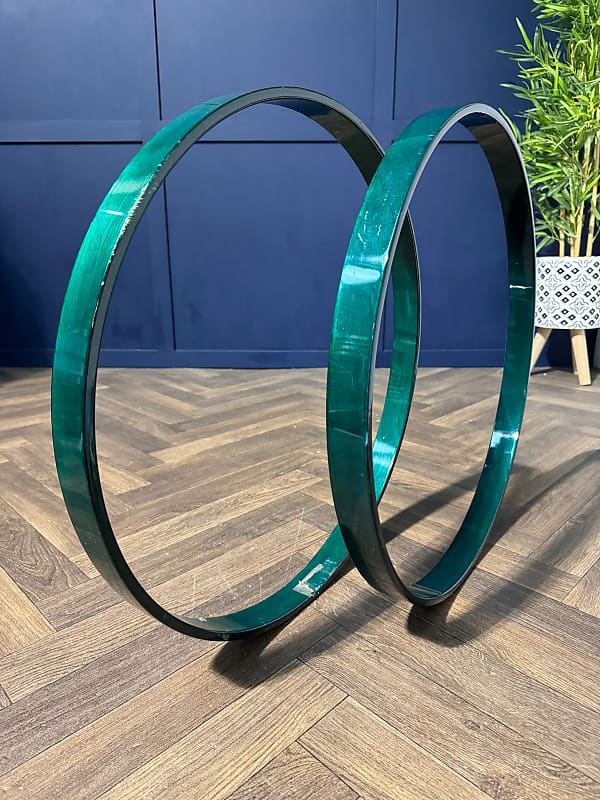 Yamaha Stage Custom Birch Bass Drum 22” Wooden Hoops Rims | Reverb