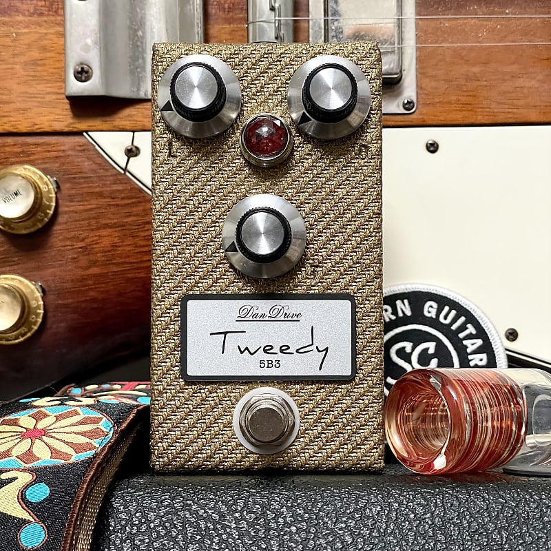 DanDrive Tweedy 5B3 Overdrive - Gold Tweed “Authorized | Reverb