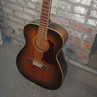 Harmony Acoustic Guitar 1960s - Sunburst | Reverb