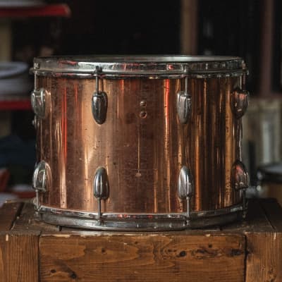 Slingerland 1970s rack tom in Copper Over Wood - 10x14 | Reverb