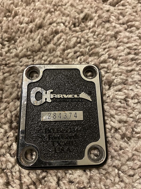 Charvel Jackson neck plate | Reverb