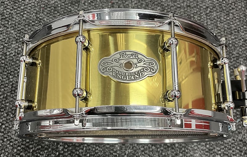 Premier Premier Modern Classic Brass snare drum 5.5”x14” - | Reverb
