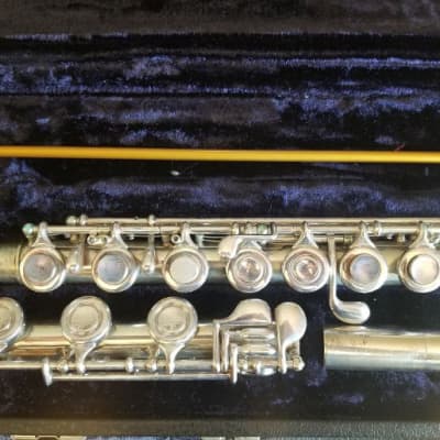Artley Silver Open Hole Flute 9-0-B with Removable Silver | Reverb