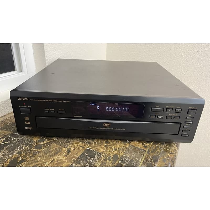 Denon DVM-1800 Hi Quality 5 Disc DVD CD Carousel Changer. | Reverb