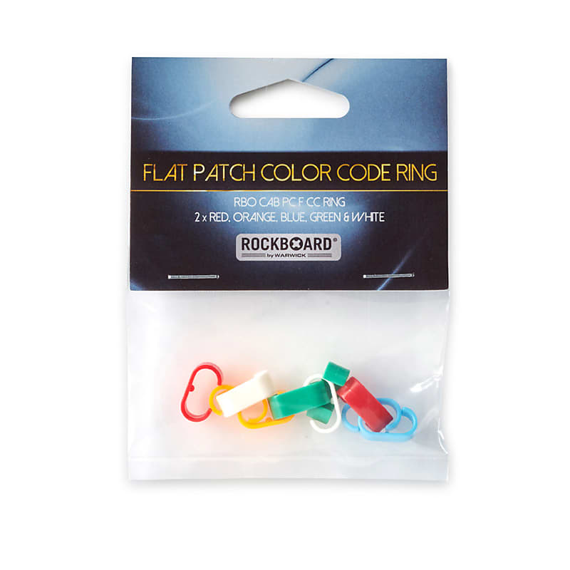 RockBoard Color Code Rings for Flat Patch Cables, 5 Colours, | Reverb