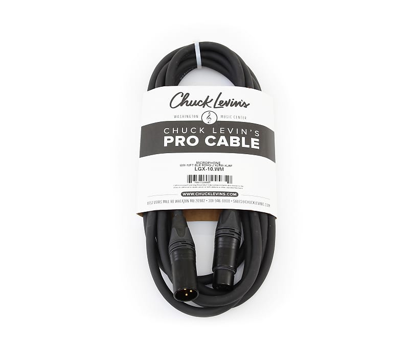 Chuck Levin's Premium Microphone Cable - 10ft | Reverb