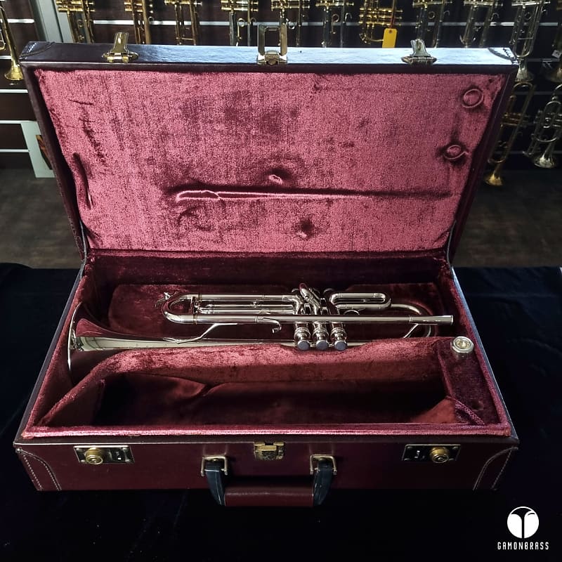Beautiful F. Besson MEHA trumpet case mouthpiece GAMONBRASS | Reverb