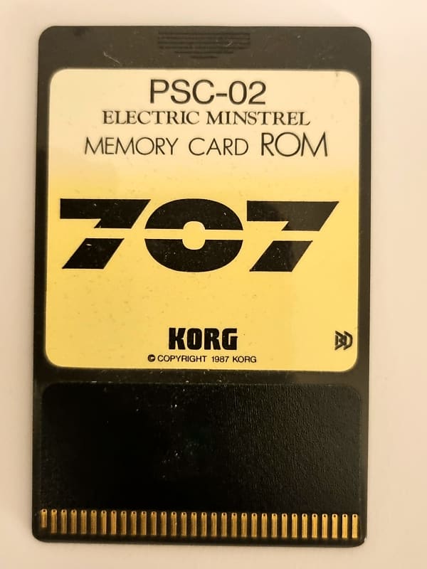 Korg PSC-02 ROM Card for 707 | Reverb