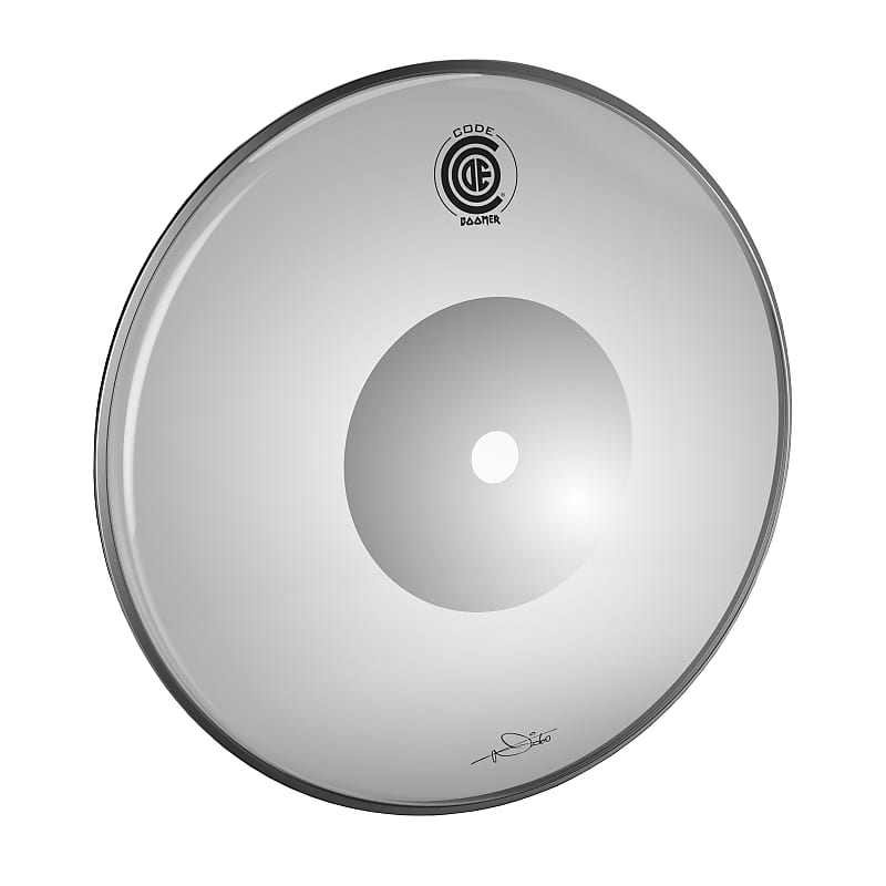 CODE 12" Nicko McBrain Clear Boomer Drum Head BOOMERTOM12 | Reverb UK