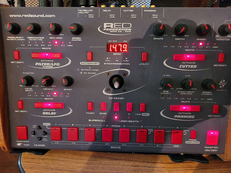 Red Sound Federation BPM FX Pro 1998 Grey | Reverb