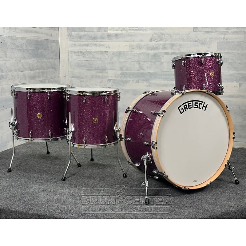 Gretsch Broadkaster "Purple Monster" 4pc Drum Set | Reverb