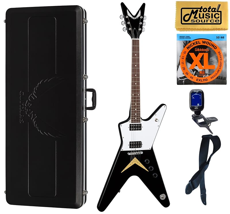 Dean ML 79 Standard w/Full PG Classic Black Electric Guitar, | Reverb