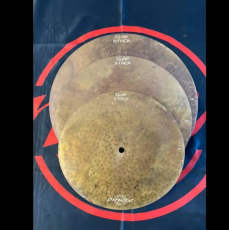 Omete Cymbals - Clap Stack - 3 Pack (11",13",15") | Reverb