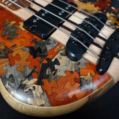 Mayones Cali 4 String Puzzle Mini Bass Triskelion with | Reverb
