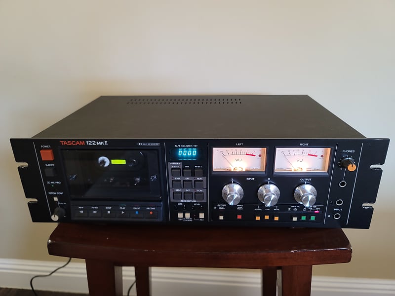 TASCAM 122 MKII 1990 Black | Reverb