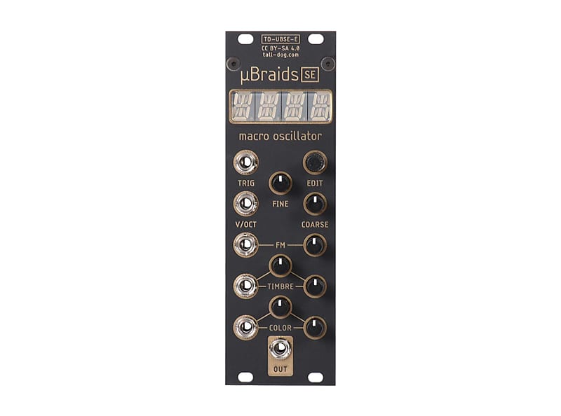 Tall Dog Electronics uBraids SE v2 Macro Oscillator (Black) | Reverb