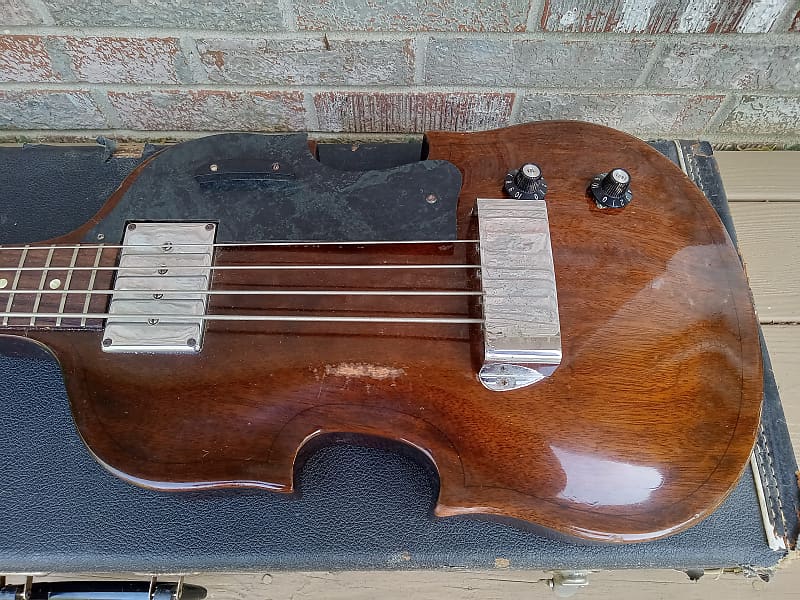 Vintage 1969 Gibson EB-1 Violin Body Bass Guitar w/ Original | Reverb