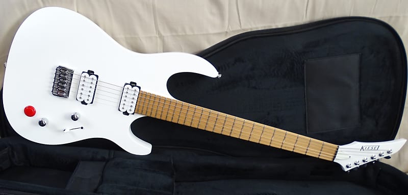 Kiesel DC600 2019 - White Satin matte - 26.5"scale length | Reverb