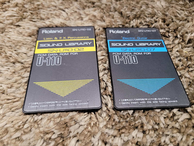 Roland SN-U110 PCM Data Card For U-220 Black | Reverb