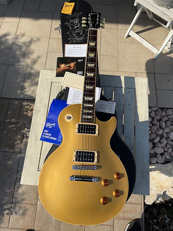 Gibson Slash Signature Les Paul 2008 - Glod/black | Reverb UK