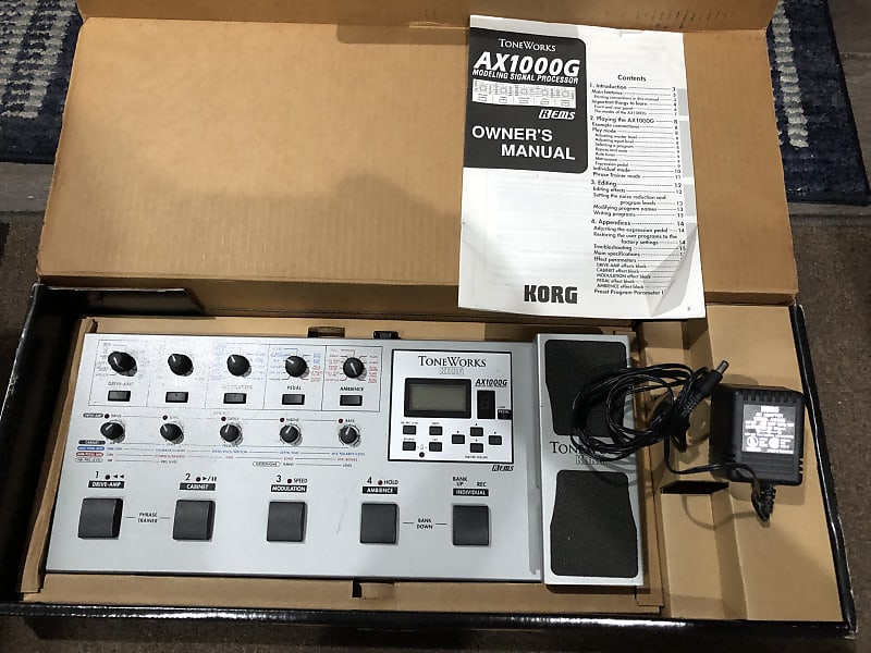 Korg AX1000G | Reverb