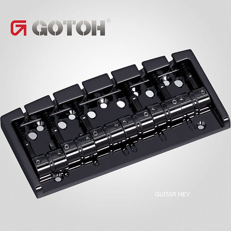 NEW Gotoh 404SJ-6 6-String Bass Bridge MULTI TONAL Steel | Reverb