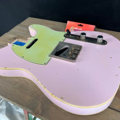 Real Life Relics Tele® Body Double Bound Aged Shell Pink #3 | Reverb