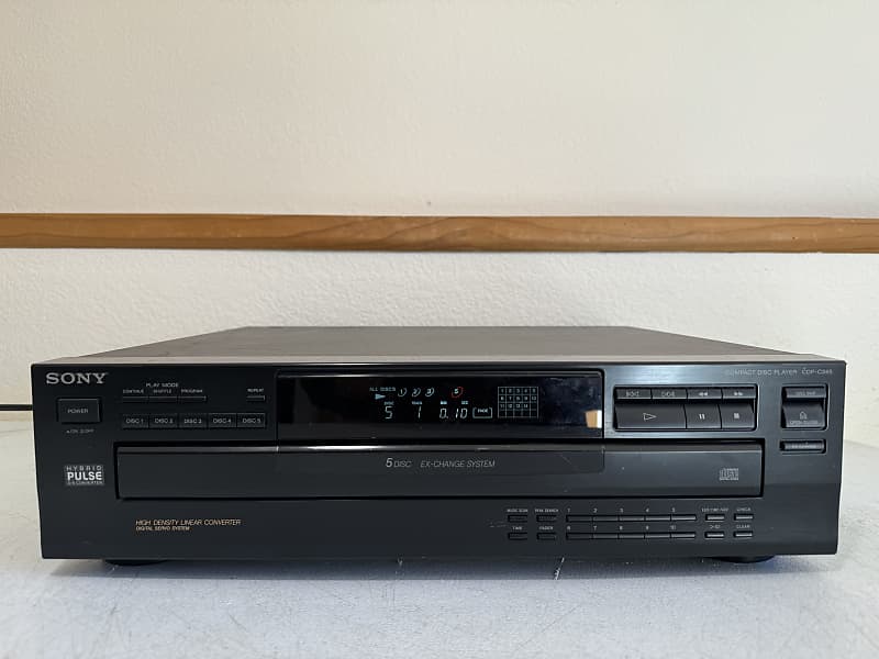 Sony CDP-C245 CD Changer 5 Compact Disc Player HiFi Stereo | Reverb