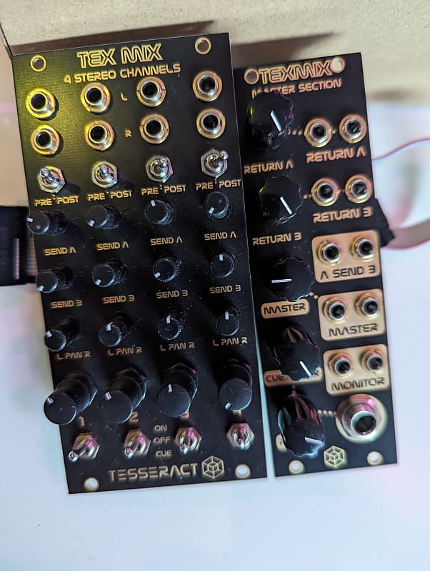 Tesseract Modular Master Section AND Tex Mix 4 Stereo - | Reverb UK