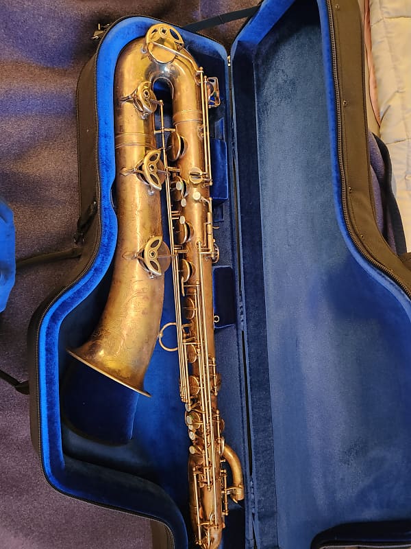 Selmer Balanced Action Baritone Saxophone 1935 Brass | Reverb
