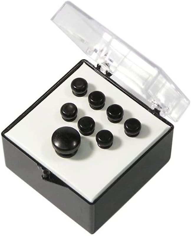 Martin Guitars Bridge and End Pin Set - Ebony Wood, 18APP17 | Reverb