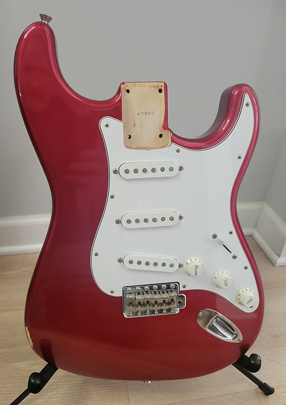 1993-94 Fender MIJ Stratocaster ST362 body loaded - Candy | Reverb
