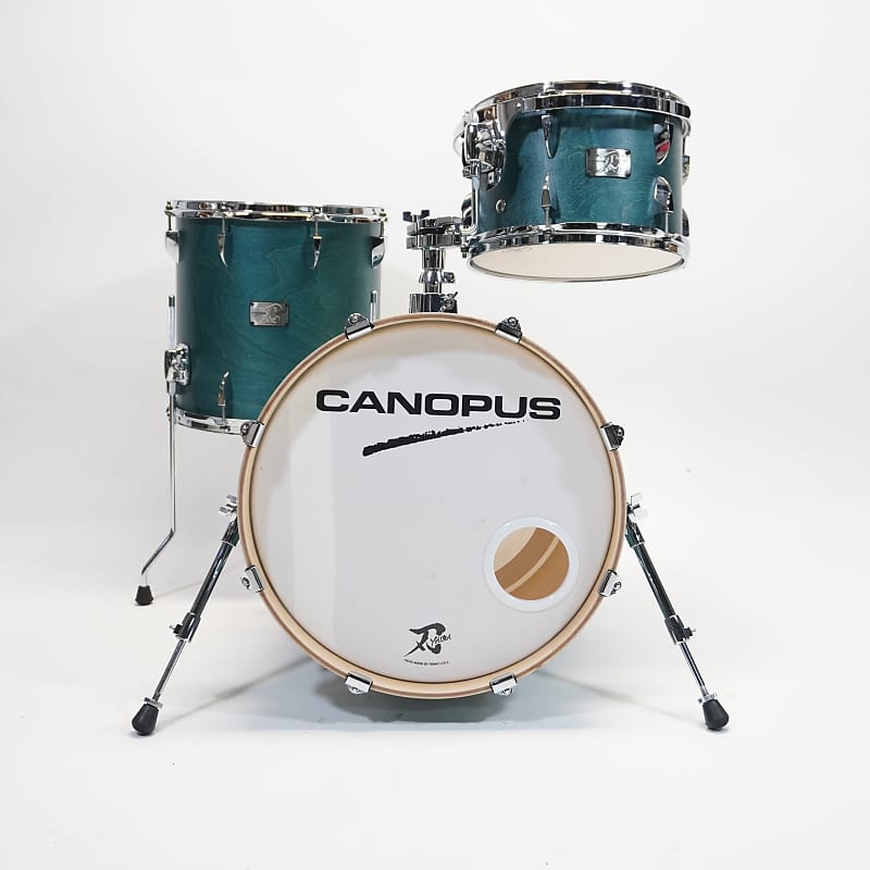 Canopus 3 - Piece Yaiba Bebop Drum Kit INDIGO BLUE MATTE - | Reverb UK