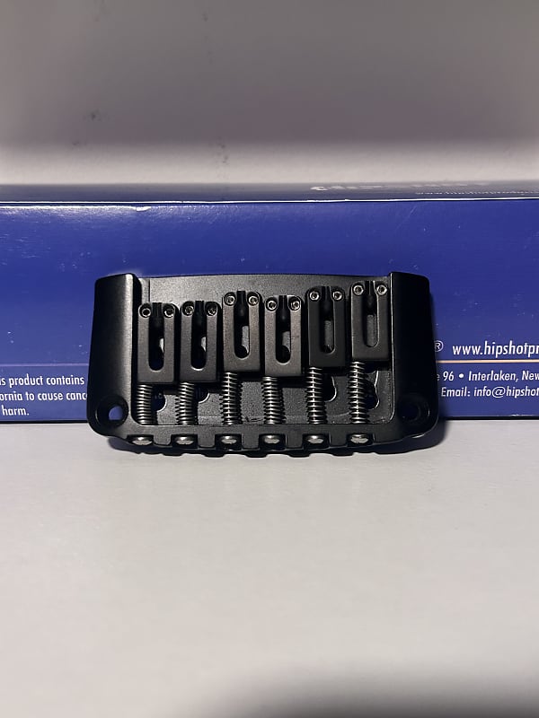 Hipshot “Ibby” 6-String Guitar Bridge - 4iBG06B - Black | Reverb