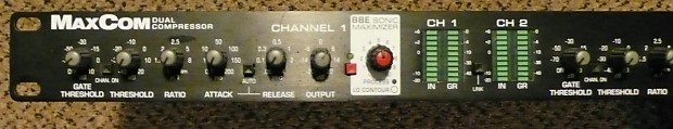 BBE MaxCom 2 Channel Compressor/Limiter/Gate with | Reverb Canada