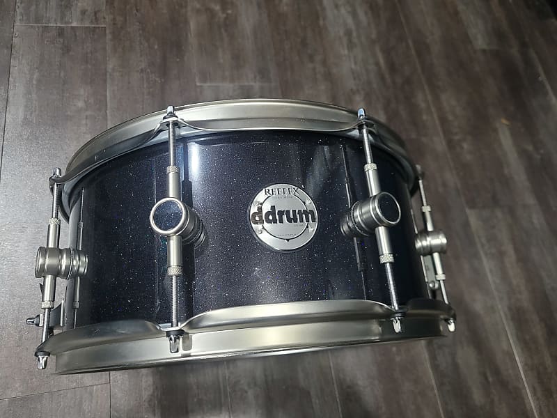 14x6.5" Ddrum Reflex Bombardier Galaxy Sparkle Snare Drum | Reverb