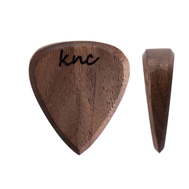 Knc Picks The Boss Walnut Guitar Pick (7mm) 2024 - Walnut | Reverb