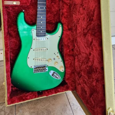 '62 Wildwood Alder Reliced NITRO Green Strat U.S.A. Custom | Reverb