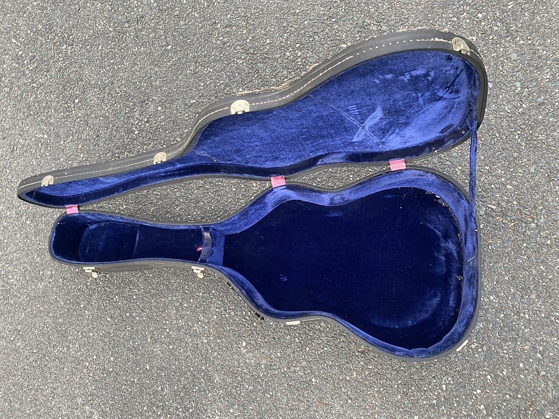 Martin D-18 D-28 original hard shell case 1970s - Black / | Reverb