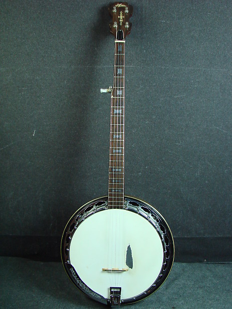 Vintage 70s Aria Deluxe 5-String Banjo | Reverb