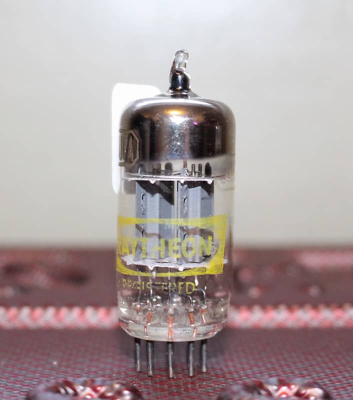 TOSHIBA ECC82 RAYTHEON JAPAN 12AU7 PERFECT BALANCE LONG PLATE | Reverb