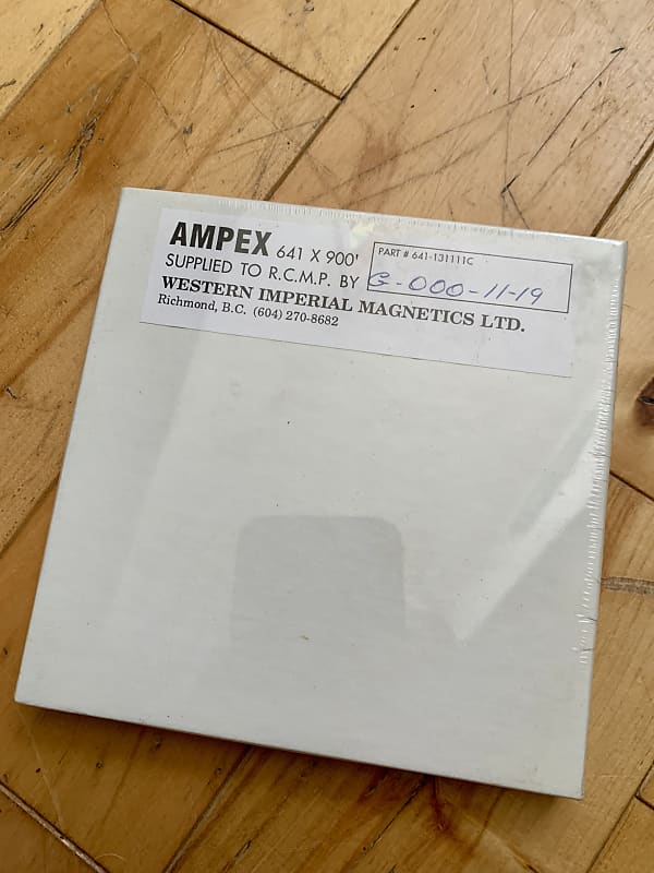 Ampex 641 5" Reel tape 900 feet NOS | Reverb