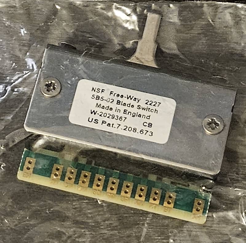 Free-Way 5B5-02 10-Way Blade Switch | Reverb