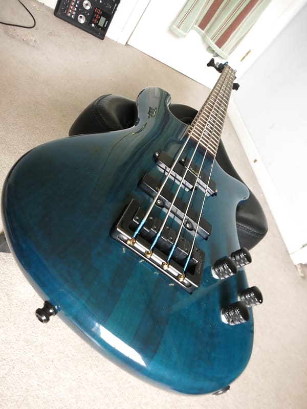 Spector Vintage NS-2A Bass in Blue Satin, Curved Body, Neck | Reverb
