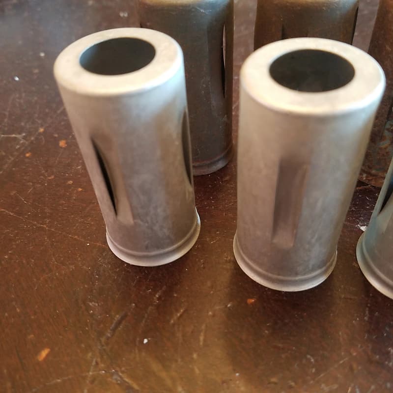 Pair (2) Vintage Vacuum Tube Shields Snap-on 599 Bell S50-599 | Reverb