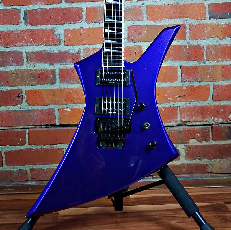 Jackson USA Kelly KE2 1999 Metallic Purple Blue OHSC | Reverb