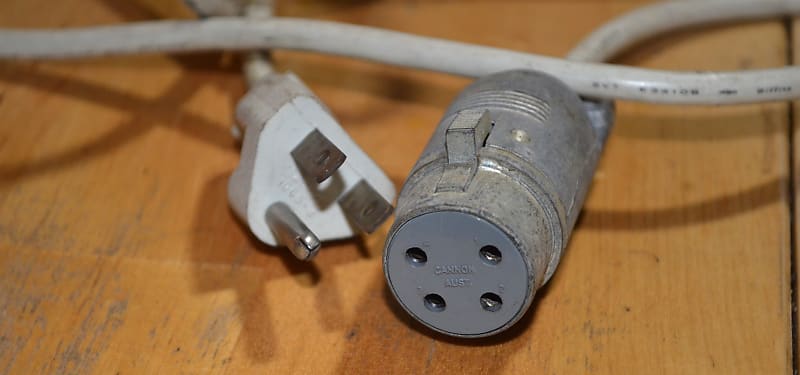 English Cannon AC Cable: 4 Pin English Cannon Female to 3 pin | Reverb